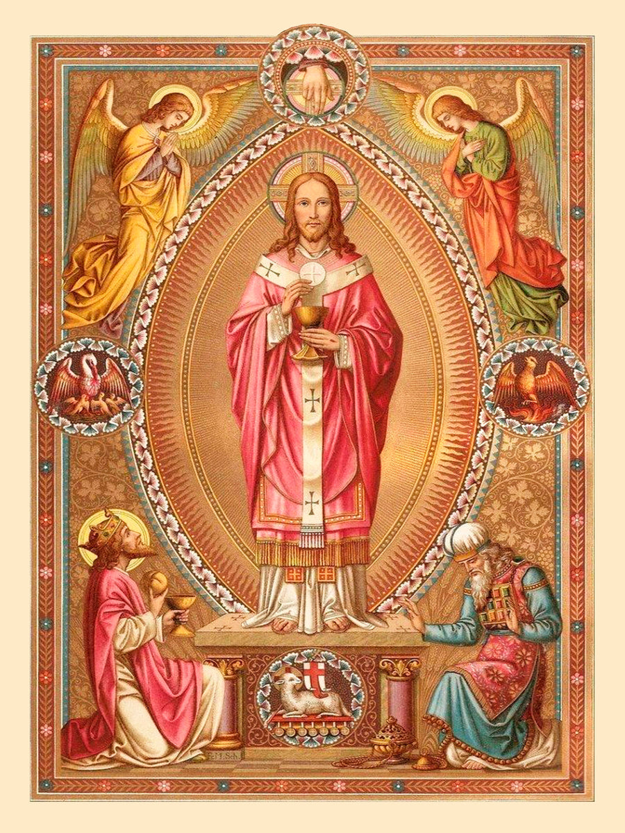 Jesus Christ, the Great High Priest, Poster 12"x16" – Catholicamtees