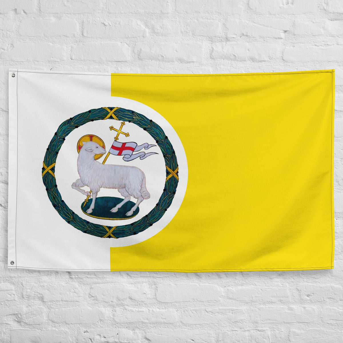 The Agnus Dei Devotional Flag – Catholicamtees